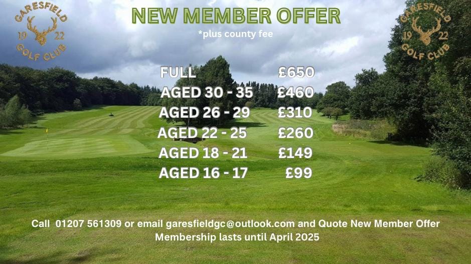 Club News - Garesfield Golf Club